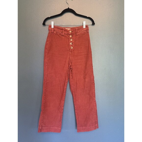 Marine Layer | Pants & Jumpsuits | Marine Layer Wide Leg Pants In Rust ...